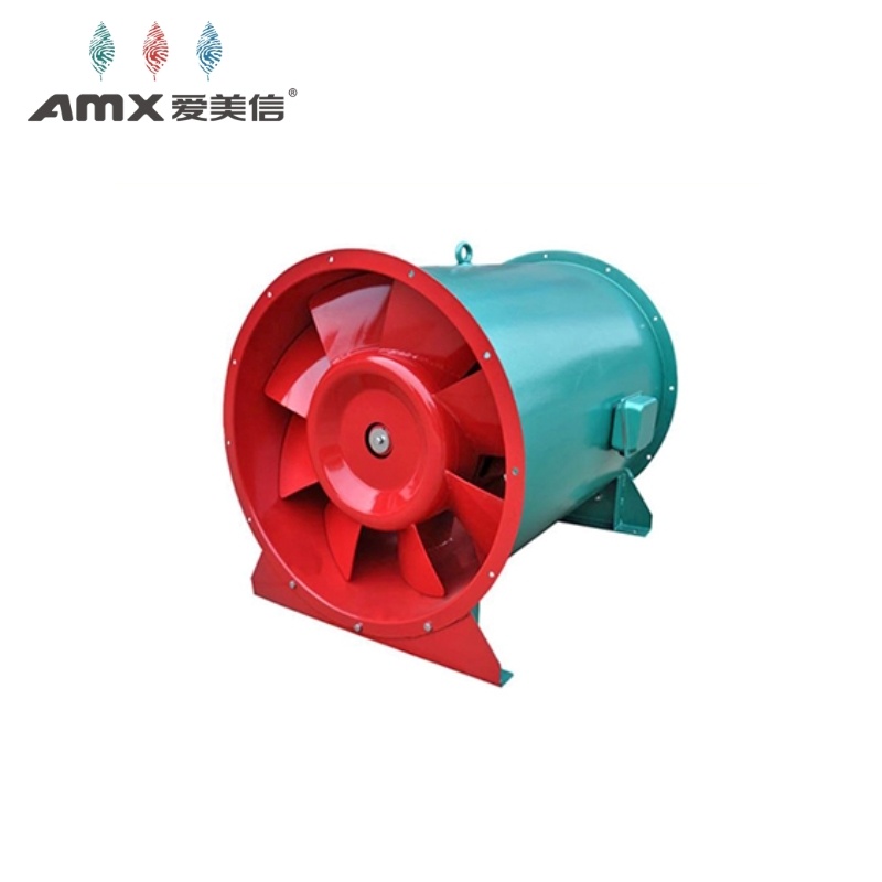 Fire-Control Industrial Axial Fans Around Shape With Less Than 80℃ Gas Temp